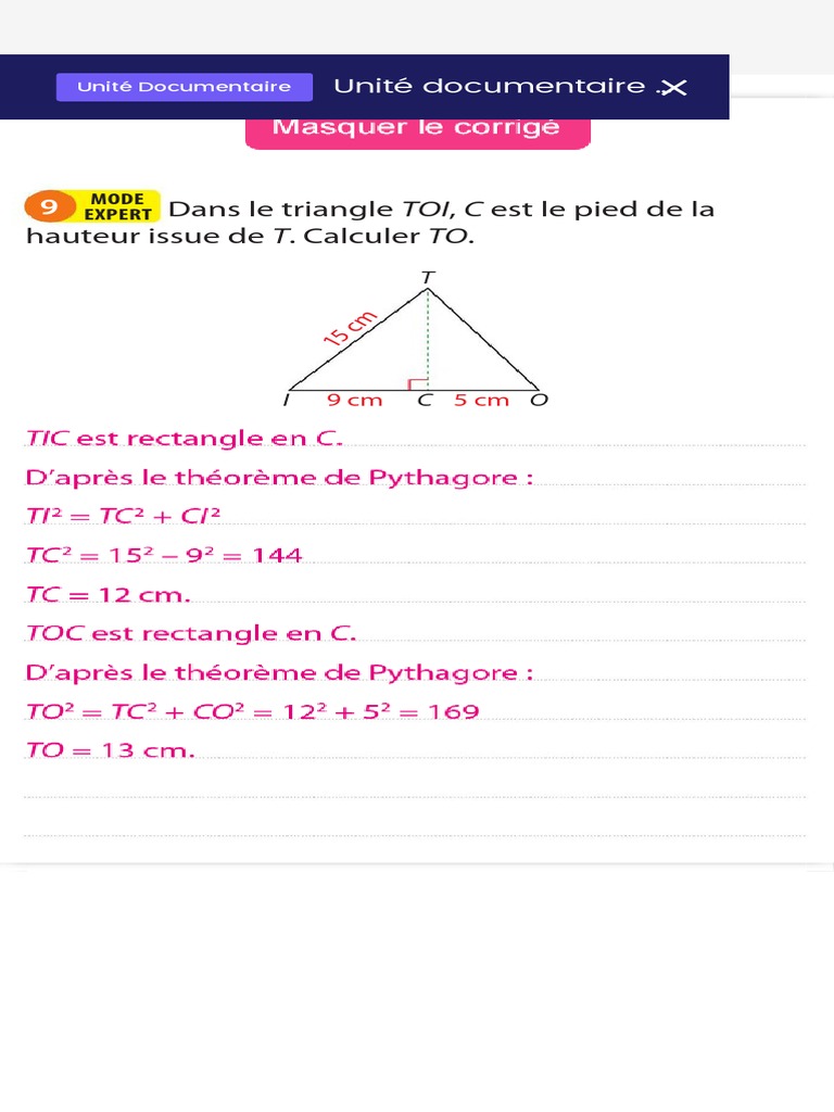 Cahier de Maths Mission Indigo 4e - 2021 - 9782017158301 | PDF ...