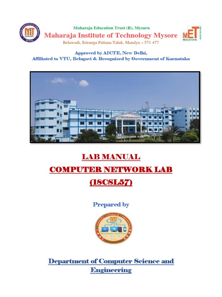 Cse - 18CSL57 CN Lab Manual | PDF