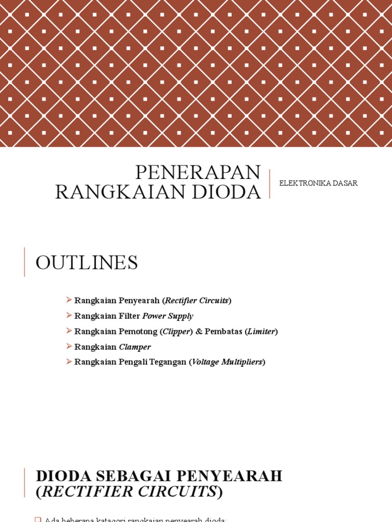 Materi Rangkaian-Rangkaian Dioda | PDF