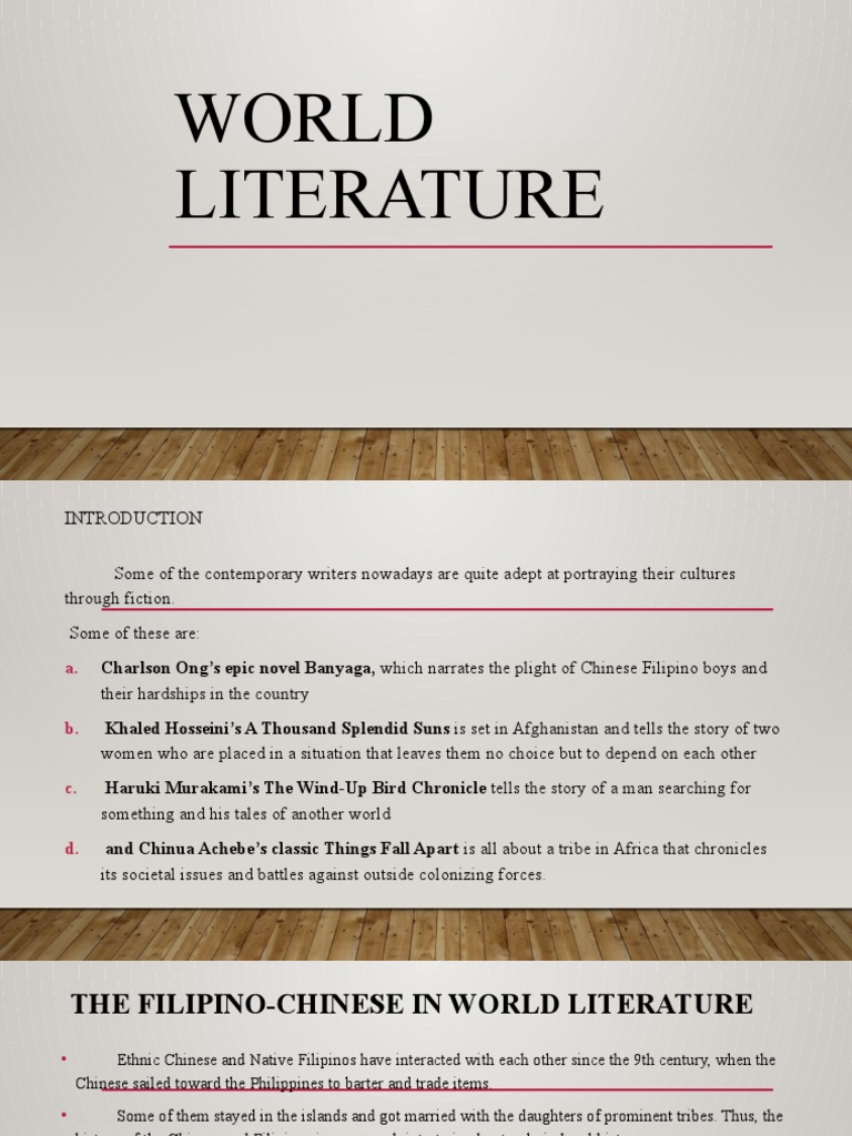 World Literature | PDF | Romanticism | Realism (Arts)