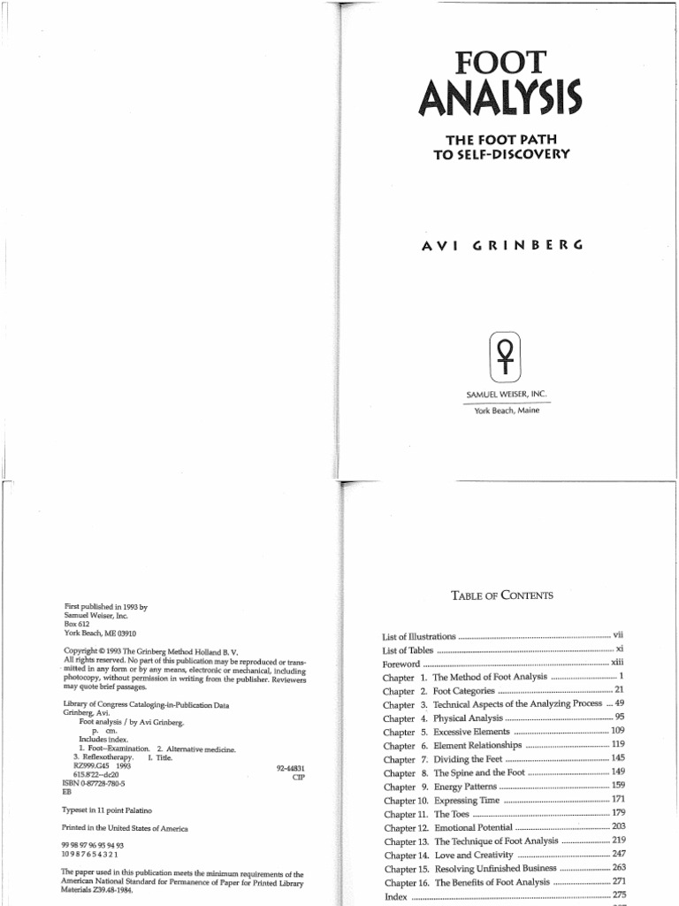 Avi Grinberg - Foot Analysis | PDF
