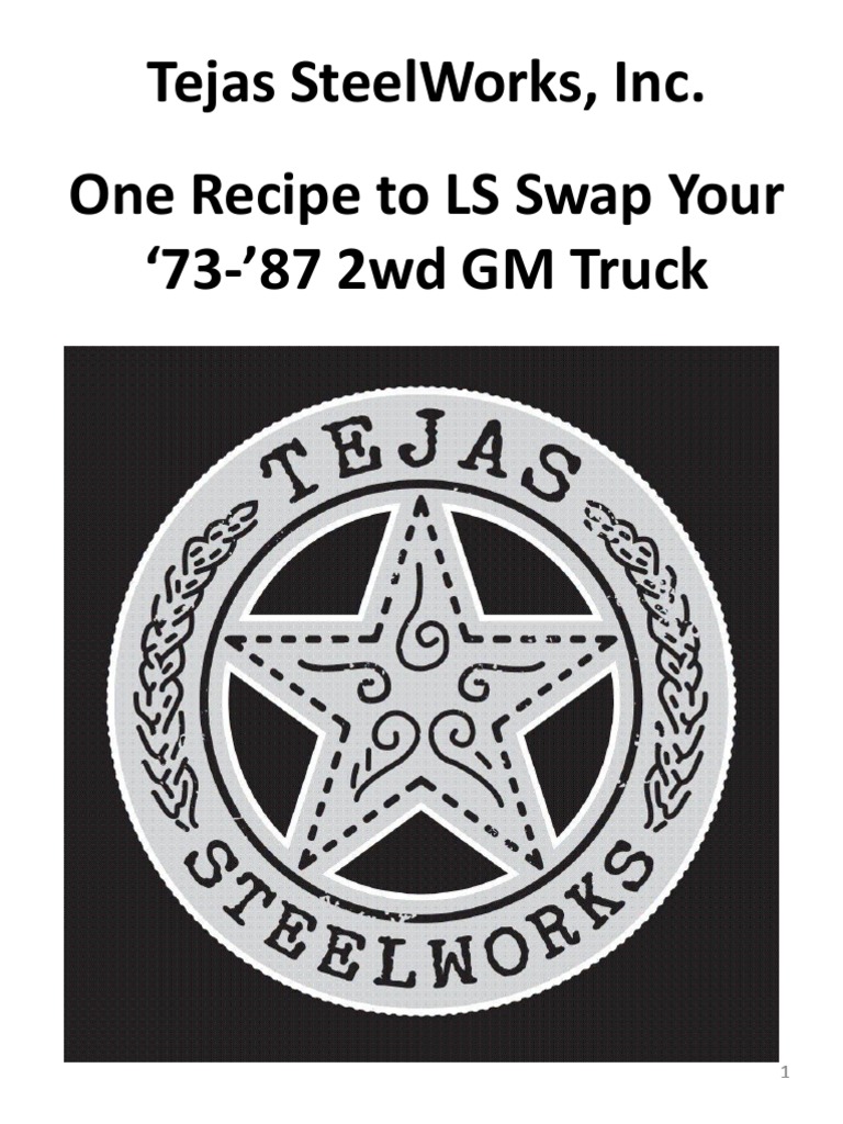 LS Swap Guide 73 - 87 | PDF | Fuel Injection | Truck