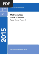2022 Key Stage 1 Math Test Mark Schemes | PDF