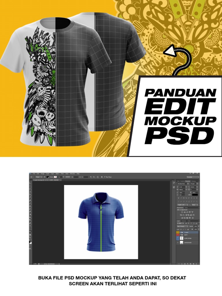 Cara Edit Mockup di Photoshop | PDF