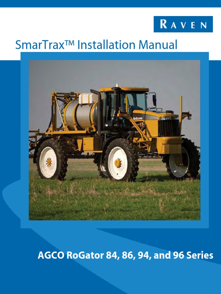 016-5033-008-A - SmarTrax - Agco RoGator 84, 86, 94 and 96 Series - Installation Manual | PDF ...