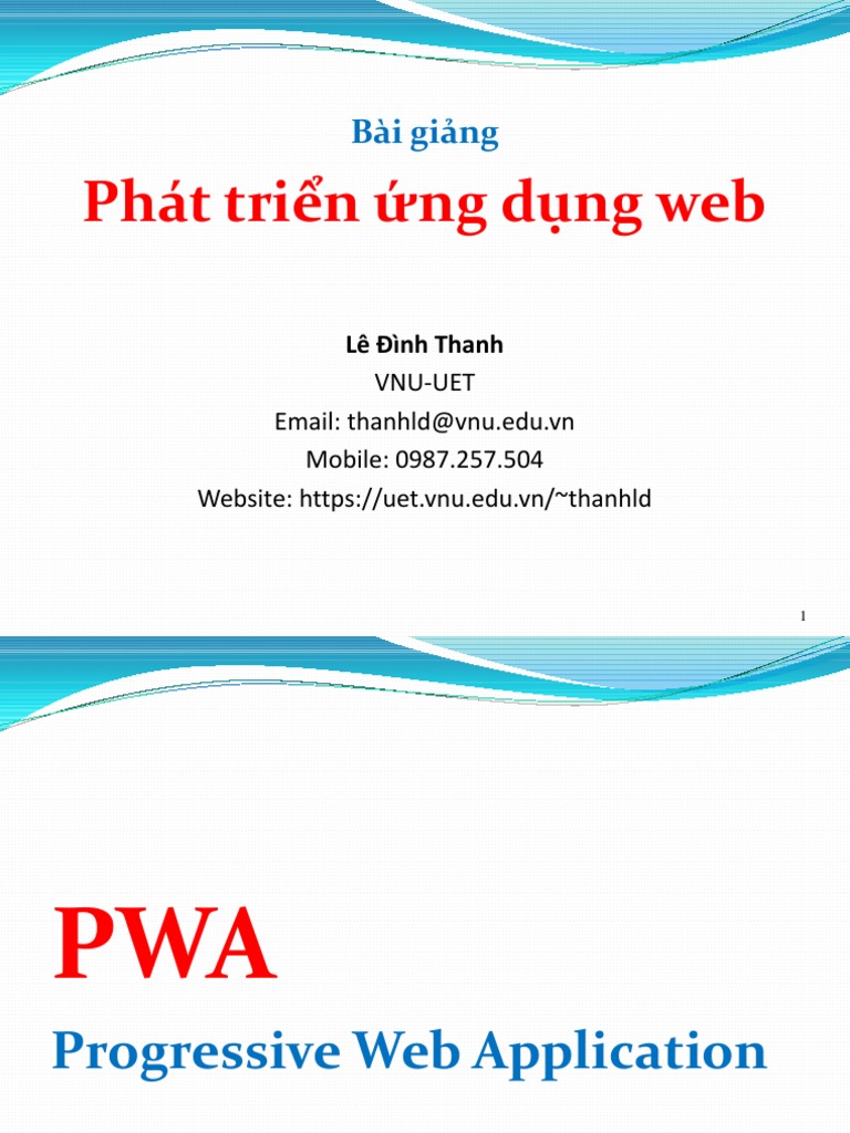 Phát triển ứng dụng web: Bài giảng | PDF
