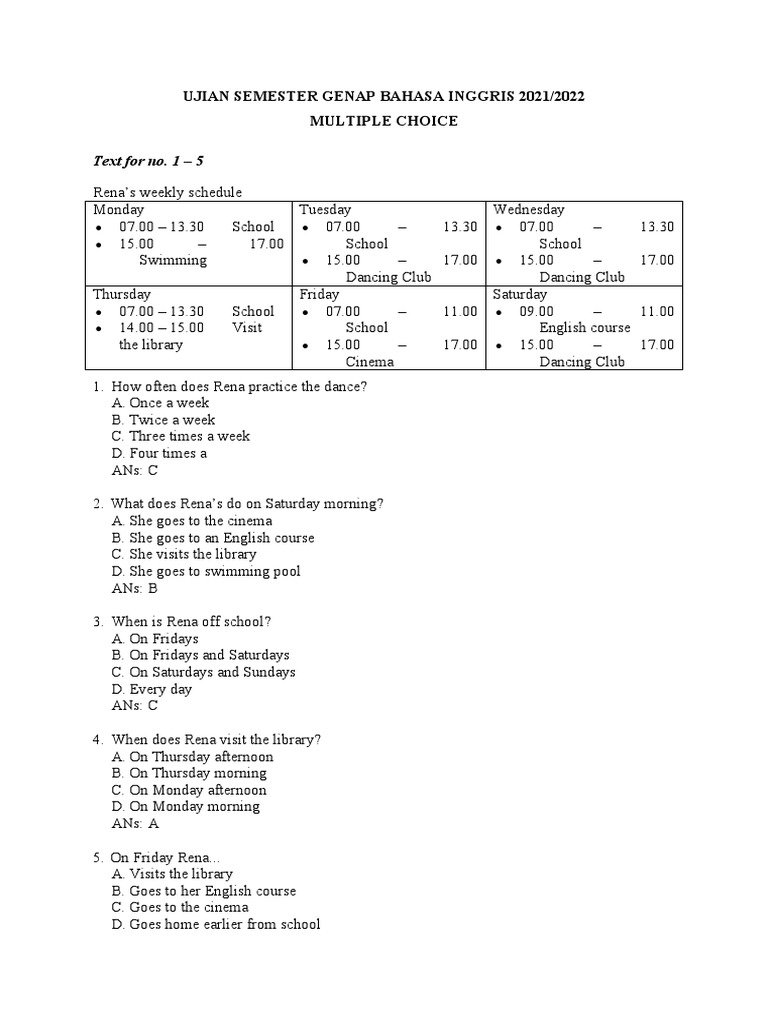 Soal Pat BHS Inggris Kelas Viii | PDF | Language Arts & Discipline | Art