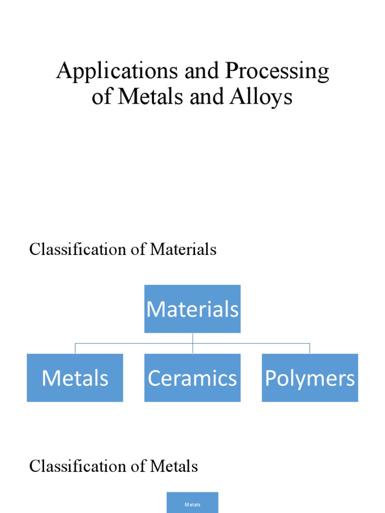 Applications and Properties of Alloys | PDF | Steel | Heat Treating