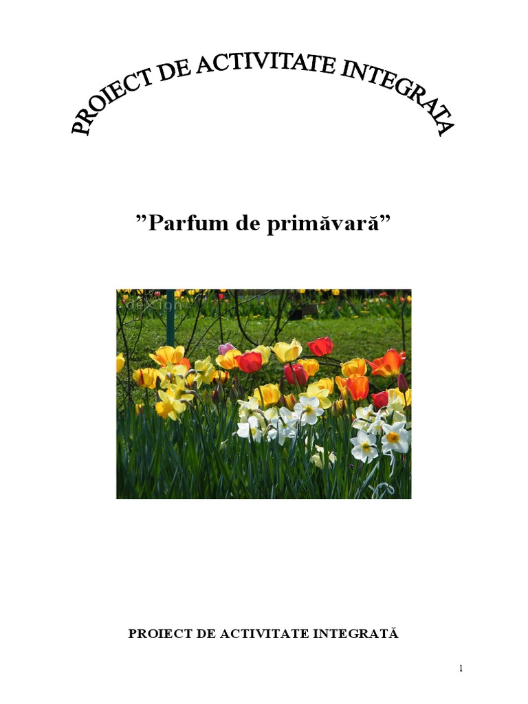 Proiect Parfum de Primavara | PDF