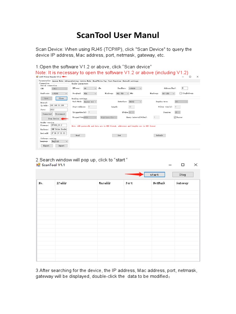 ScanTools User Manual0725 | PDF