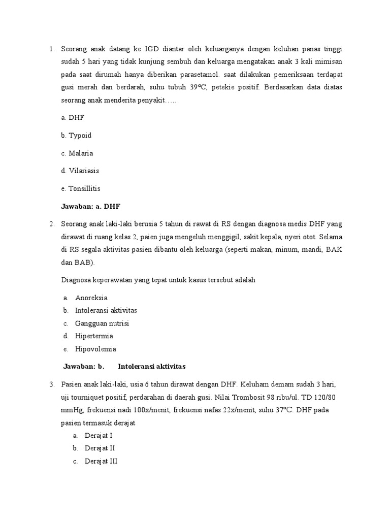 Soal DHF | PDF | Sains & Matematika