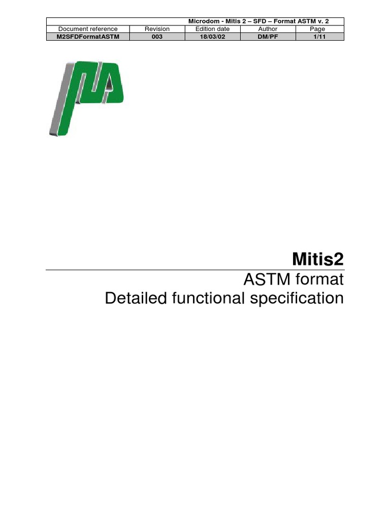 Mitis 2 949069 | PDF | Computer File | Specification (Technical Standard)