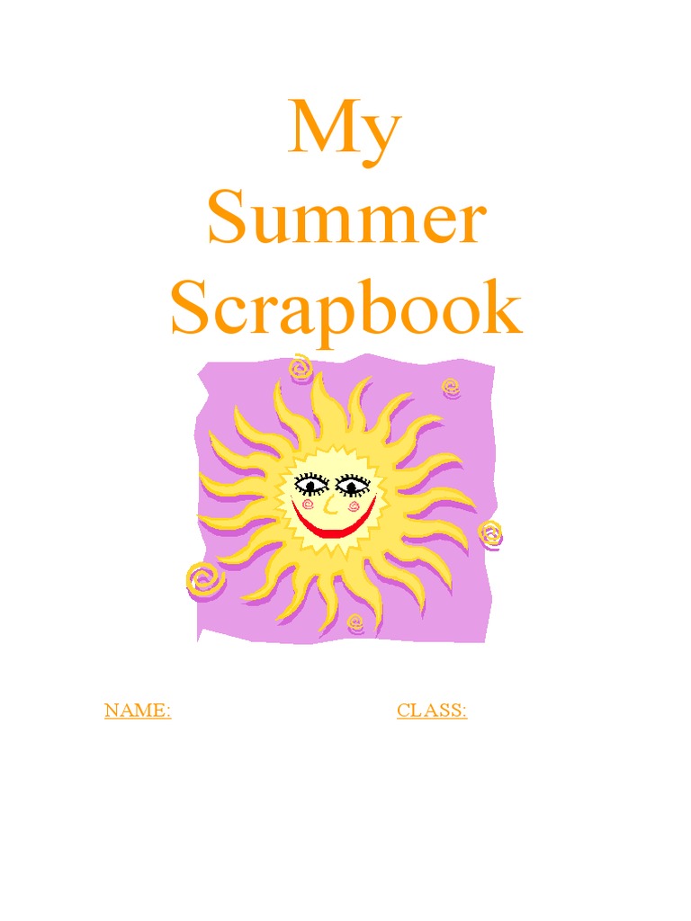 My Summer Scrapbook | PDF