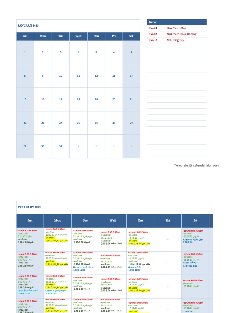 2023 Monthly Calendar Landscape 04 Pdf Traditions Festival