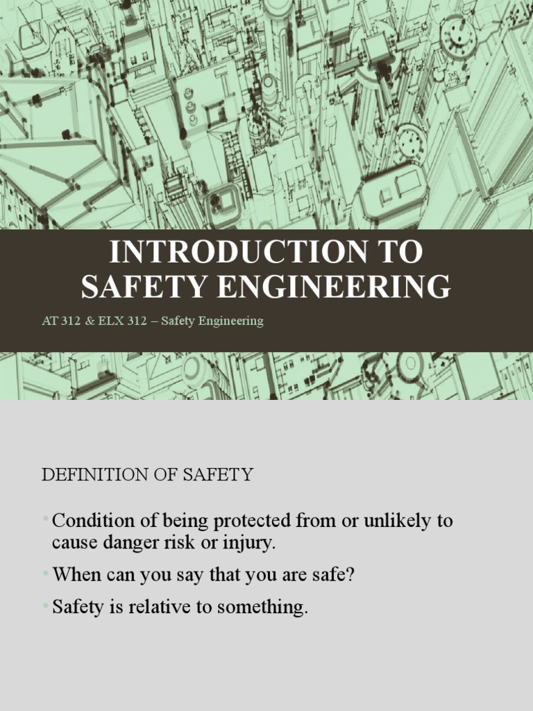 Introduction To Safety Engineering | PDF | Occupational Safety And ...