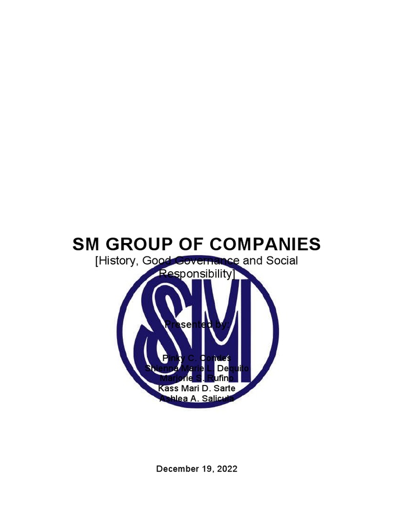 SM Group of Companies | Download Free PDF | Economies | Business
