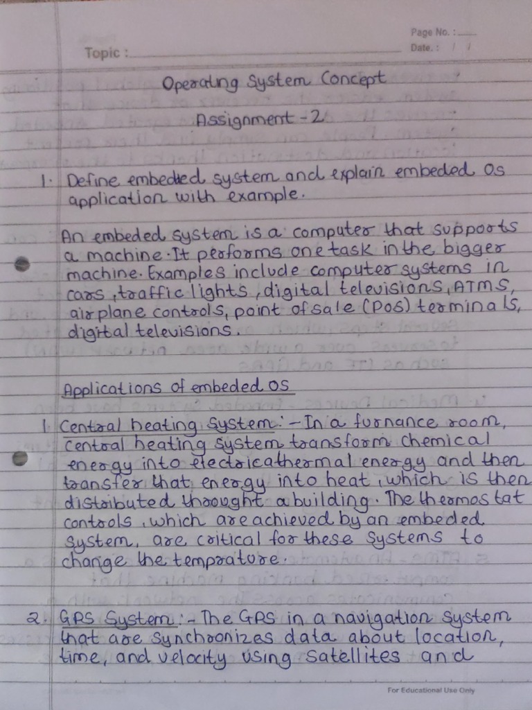 Operating System Assignment 2 | PDF | Software Engineering | Computer ...