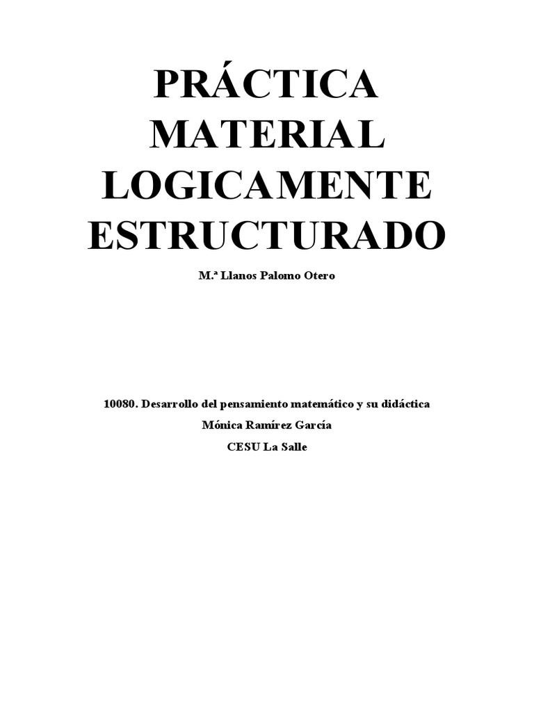 Práctica Material Lógicamente Estructurado | PDF | Qualia | Diseño gráfico