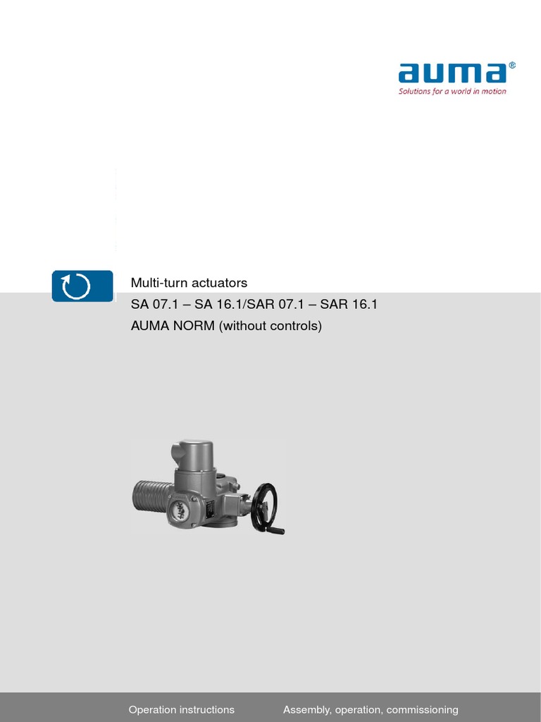 AUMA | PDF | Electrical Connector | Switch