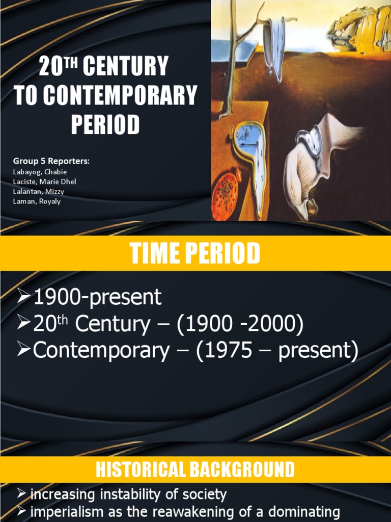 20TH Century To Contemporary Period | PDF | Pride And Prejudice | Modernism