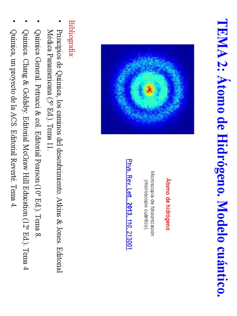2-Tema2-Modelo Cuantico | PDF | Orbital atómico | Átomos
