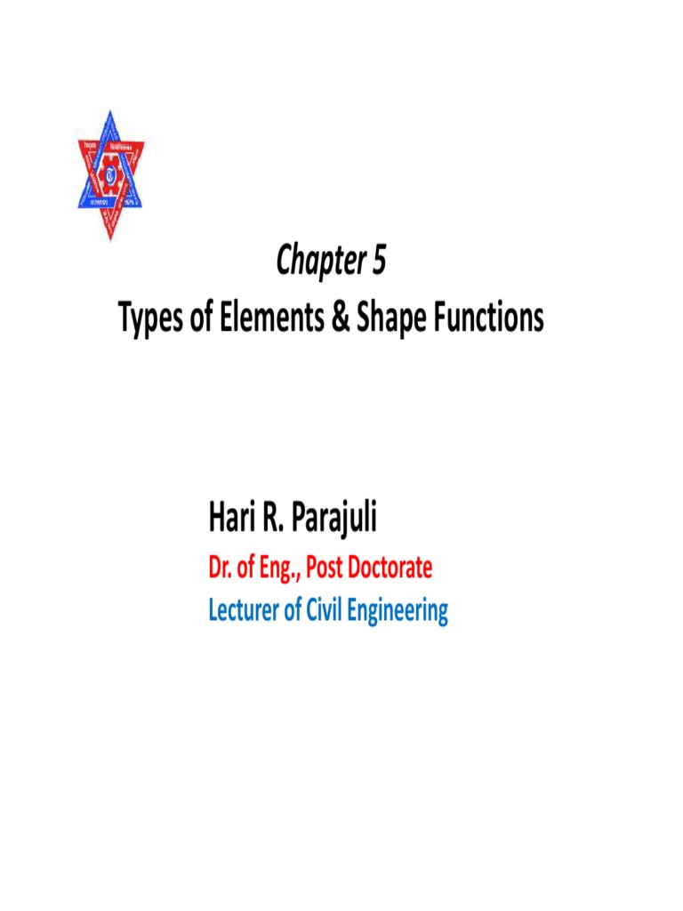Ch05 Shape Functions Pdf Interpolation Finite Element Method