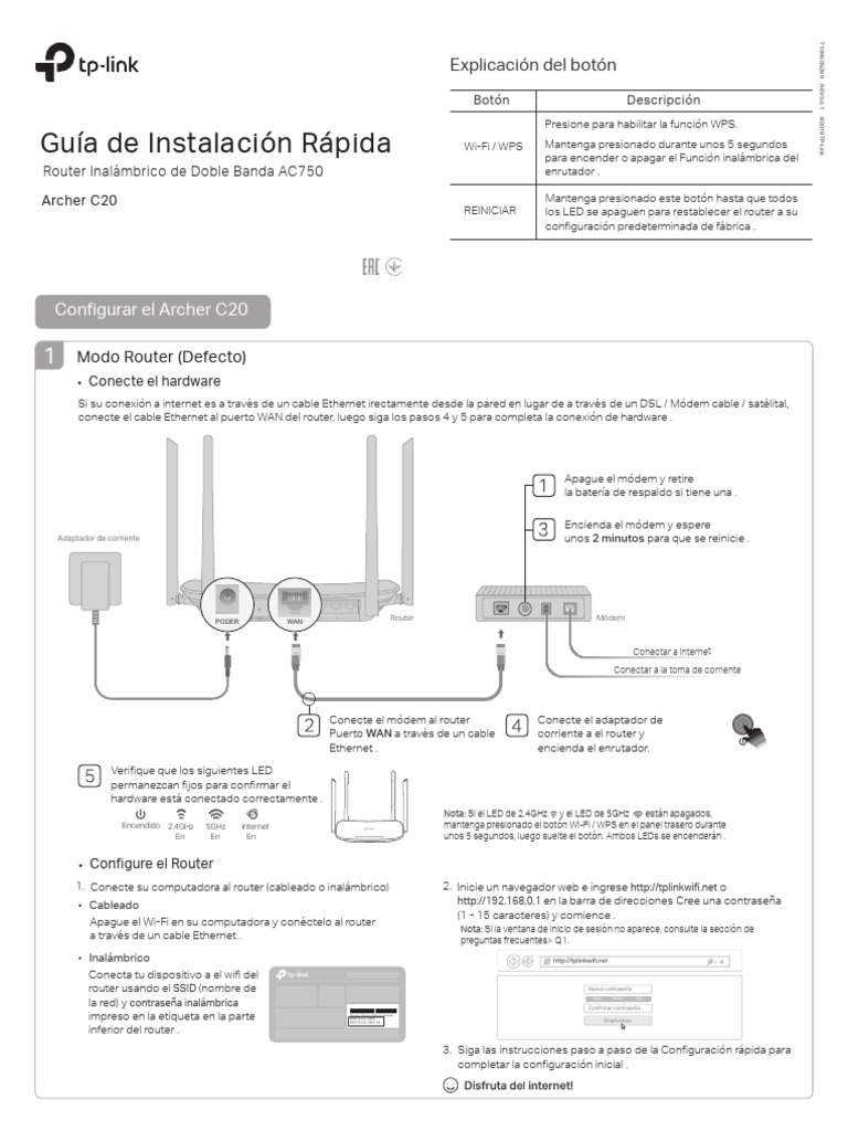 Archer-C20w Qig | PDF