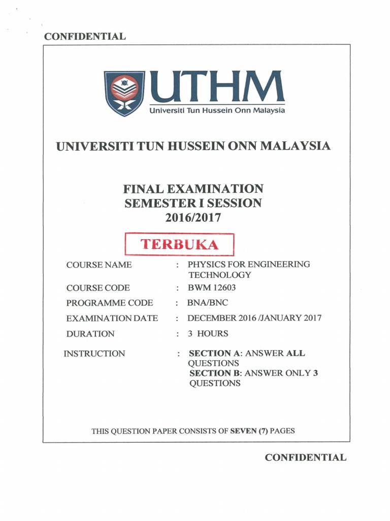 Uthm Paper | PDF