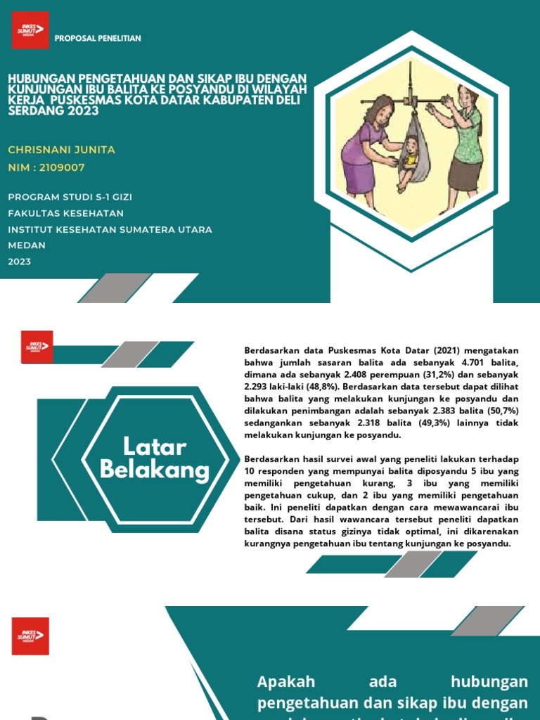 Hubungan Pengetahuan Dan Sikap Ibu Dengan Kunjungan Ibu Balita Ke Posyandu Di Wilayah Kerja ...