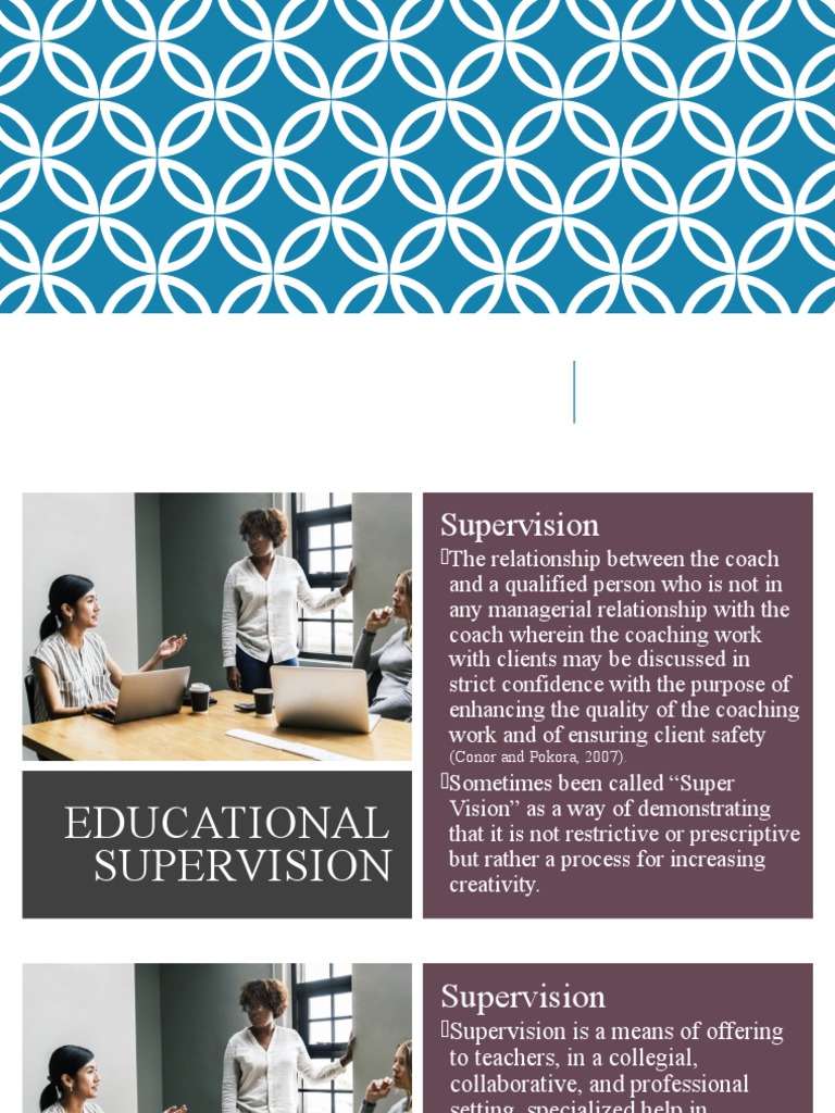 Educational Supervision | PDF | Teachers | Cognition