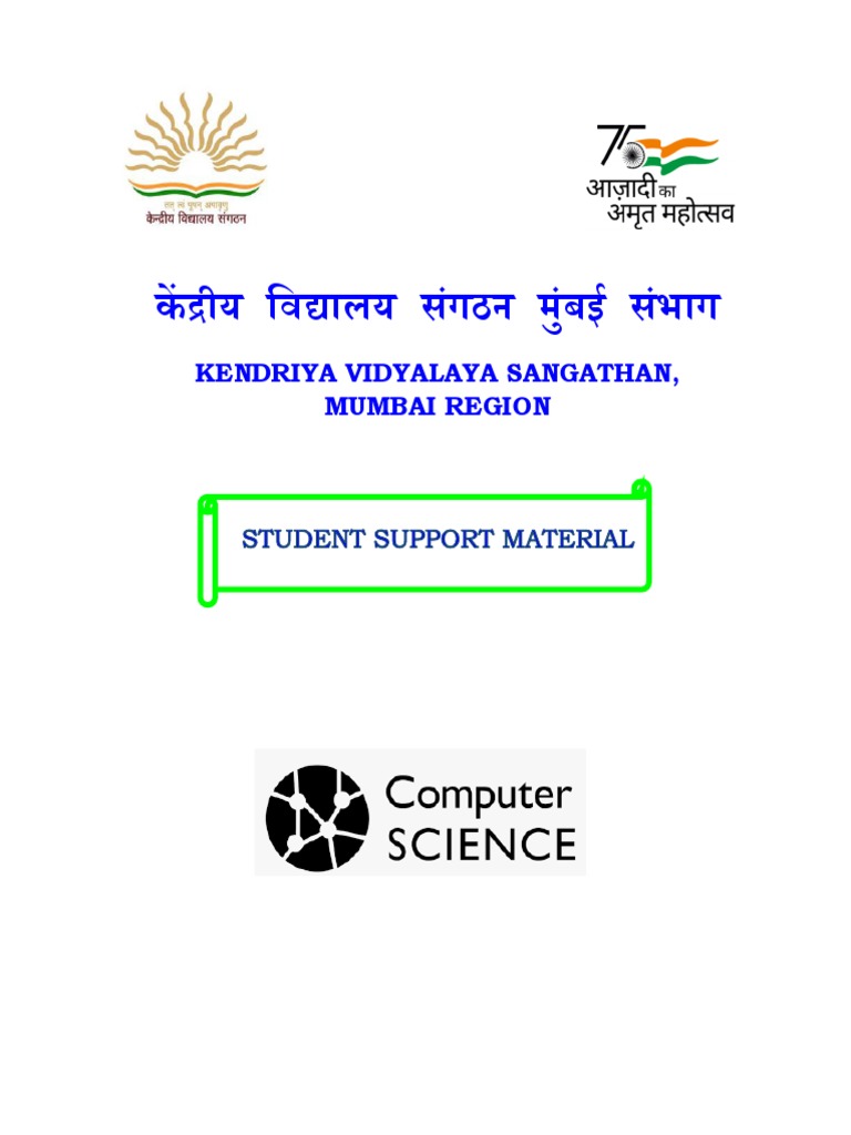 Study Material Xii CS | PDF | Relational Model | Control Flow