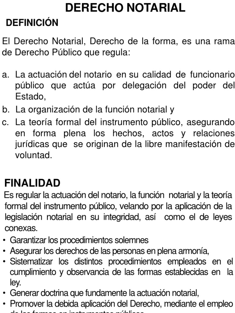 Segunda Diapositivas de Notarial | PDF | Ciencias Políticas | Gobierno
