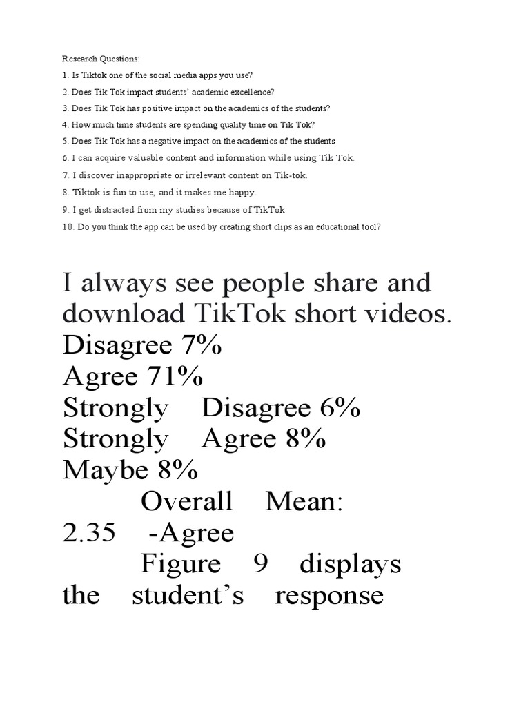 Research Questions | PDF