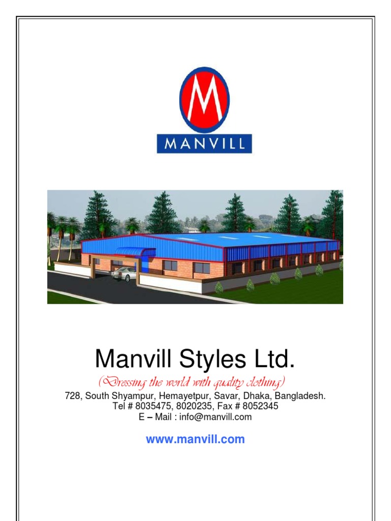 Factory Profile Manvill Styles LTD (1) . | PDF | Knitting | Clothing