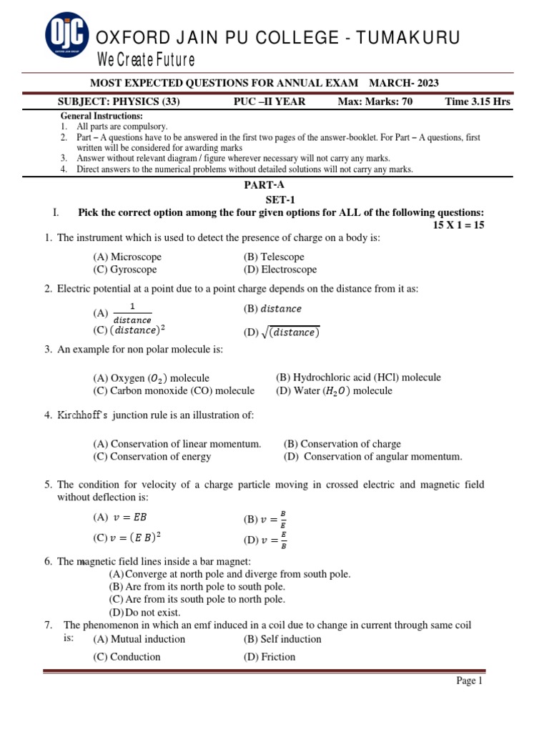 Most Expected Questions 2023 Mod2 Pdf Radioactive Decay