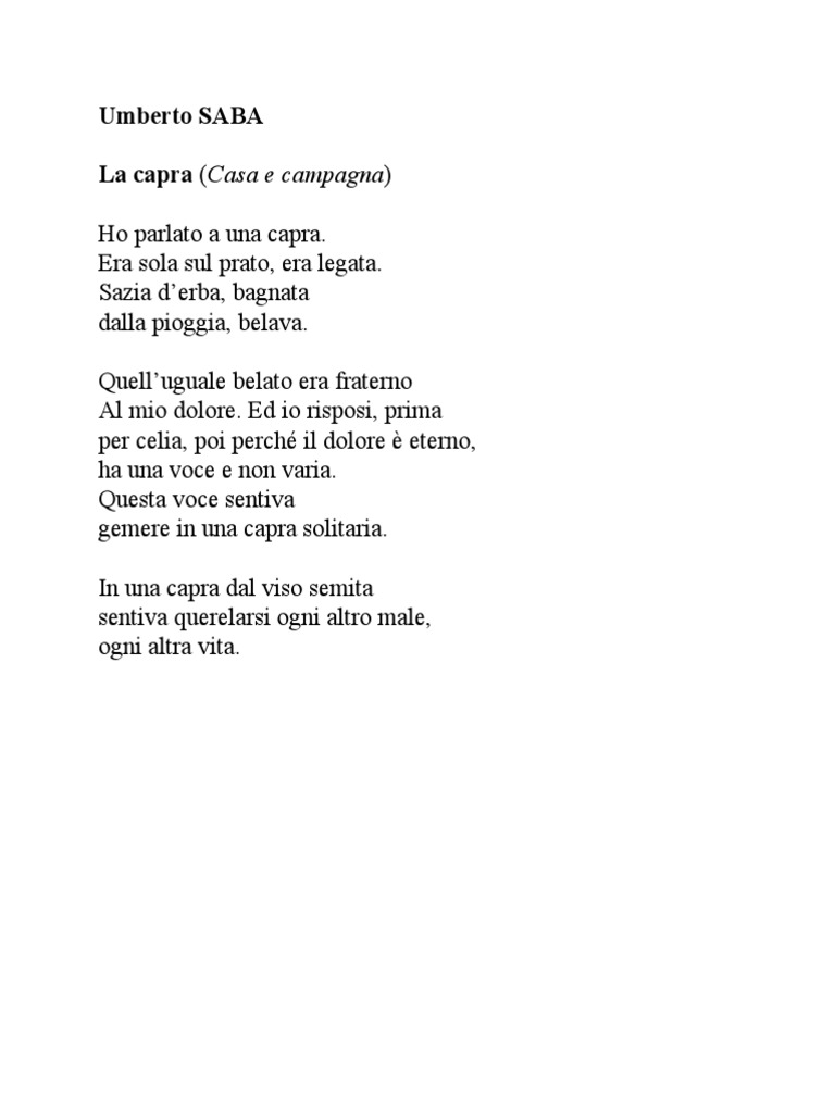 Antologia Di Testi Sabiani | PDF