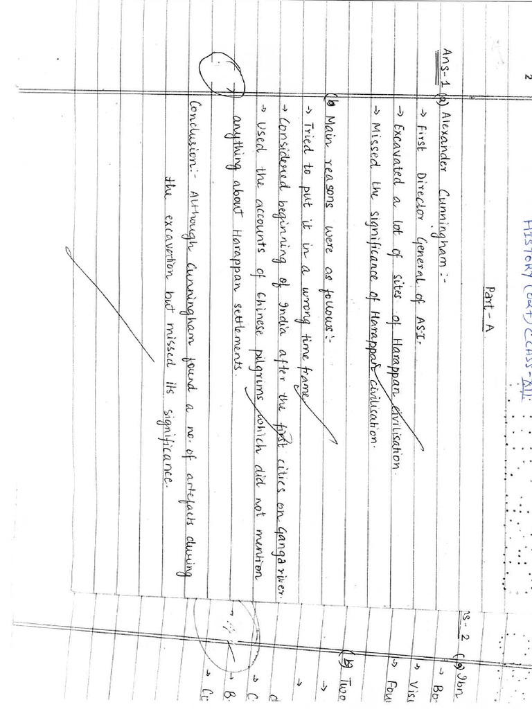 027 - HISTORY Toppers Answer Sheet | PDF