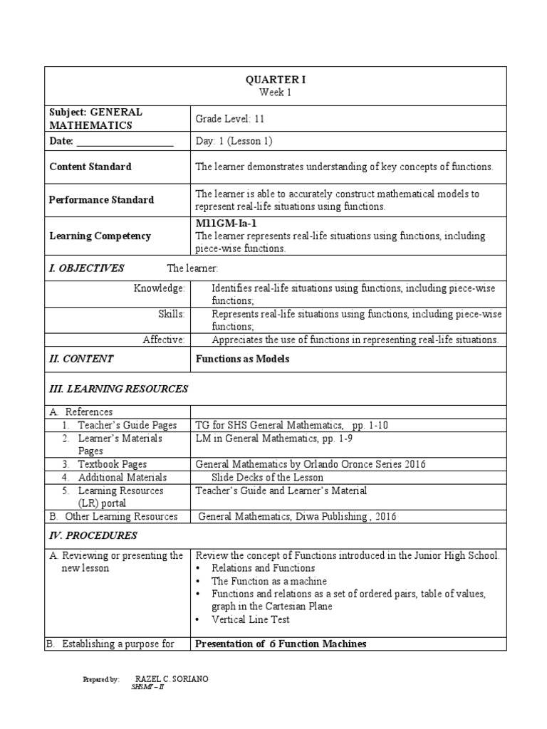 Week 1. Day 1 (Lesson1) | PDF