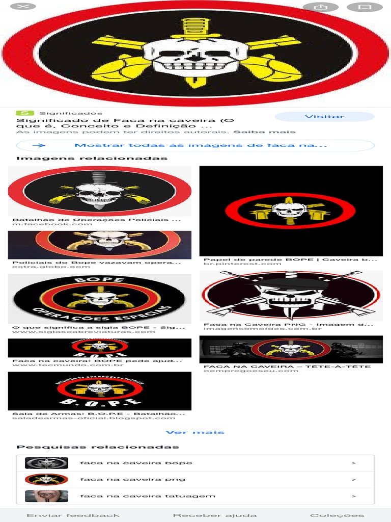 Significado da Faca na Caveira do BOPE | PDF | Imagem | Militar