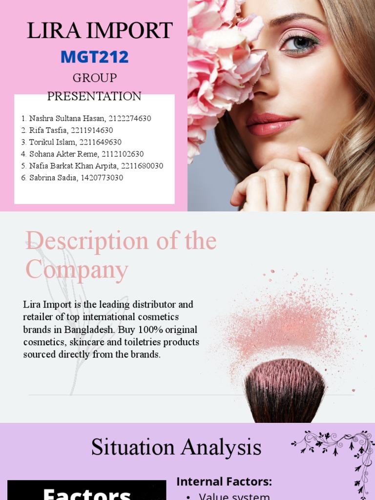 Lira Import: Cosmetics Retail Analysis | PDF