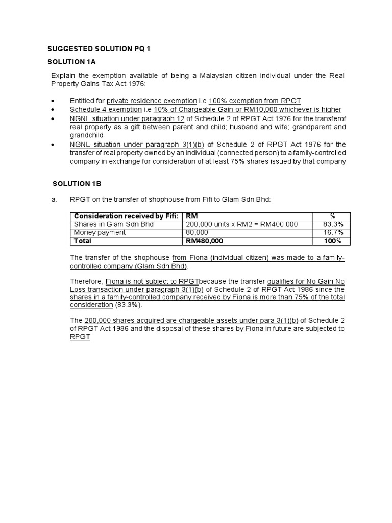 SS Practice Question 1 RPGT & RPC Oct 2022 | PDF | Government Finances ...