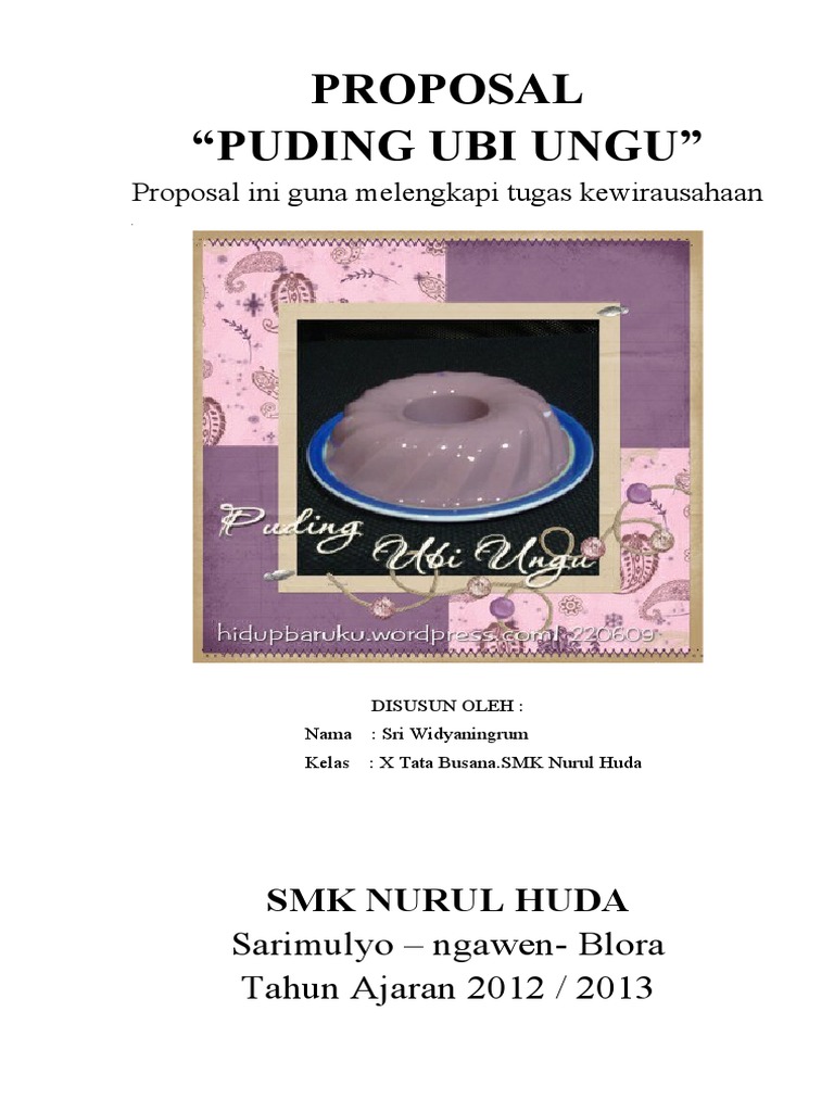 Proposal Usaha Widya Compress | PDF