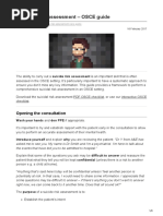 OSCE Checklist Spine Examination | PDF