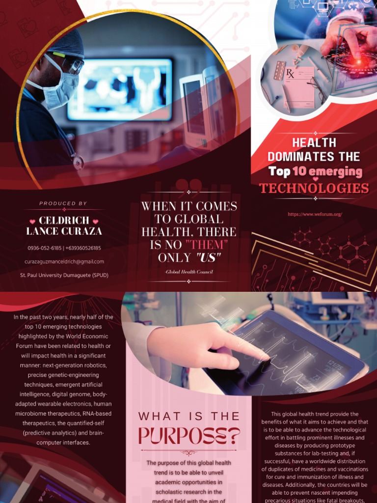 (11x8.5) Health - Pamphlet - Print | PDF