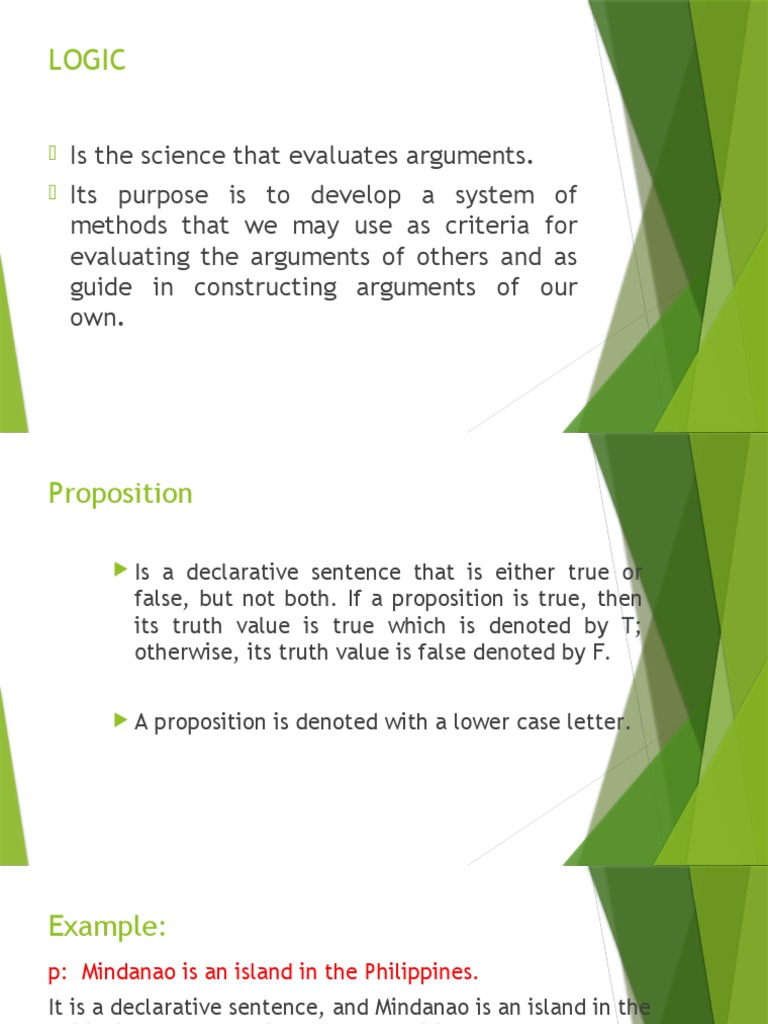 LOGIC | PDF | If And Only If | Logic
