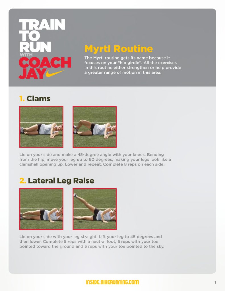 Myrtl Routine for Hip Health | PDF | Cooking, Food & Wine | Wellness