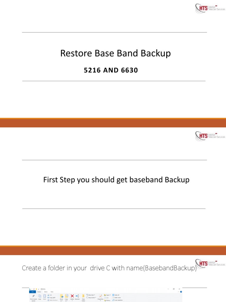 Base Band Get and Restor BuckUp | PDF