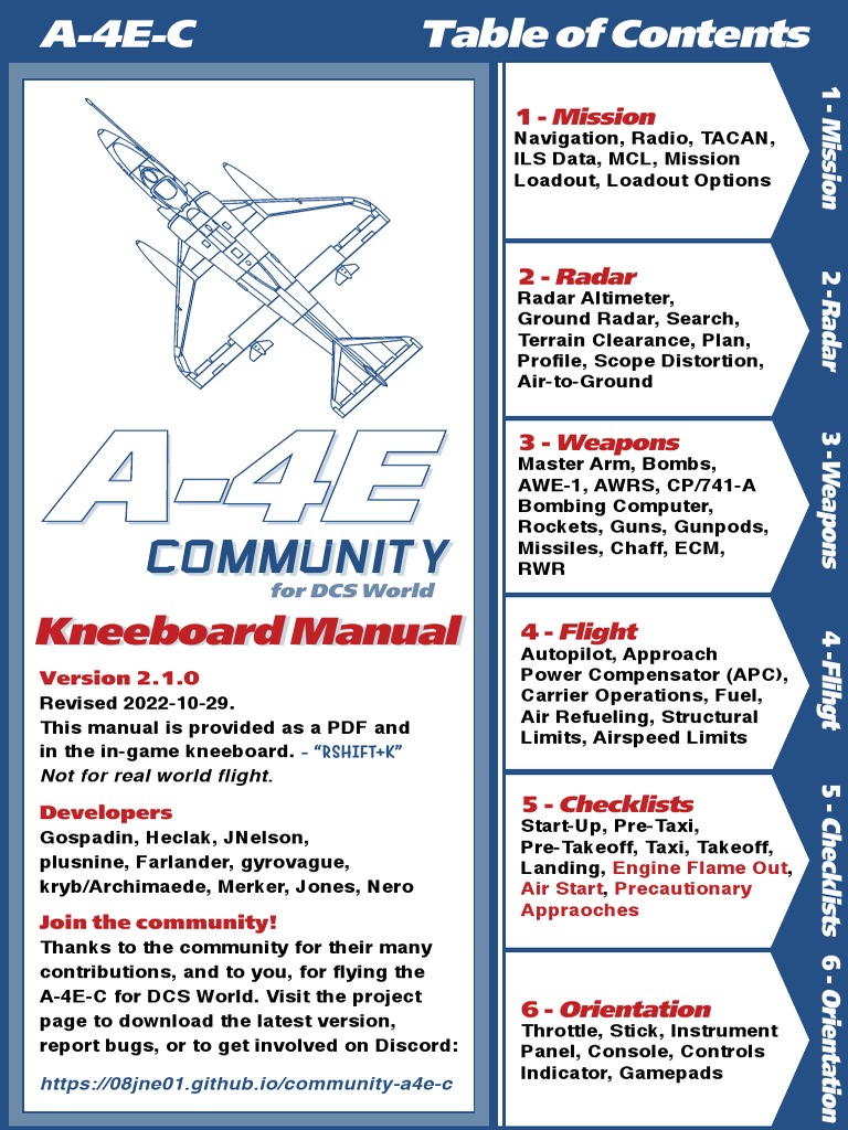 A-4E-C Manual 2.1.0 | PDF | Radar | Altimeter