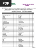 Approved Physical Therapy Abbreviations | PDF | Knee | Ankle