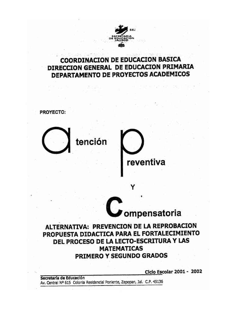 APC LENGUA ESCRITA Y MATEMÁTICAS 1ro Y 2do GRADOS | PDF ...